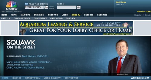 Torque News remembers Mark Haines (1946-2011) of CNBC Squawk On the ...